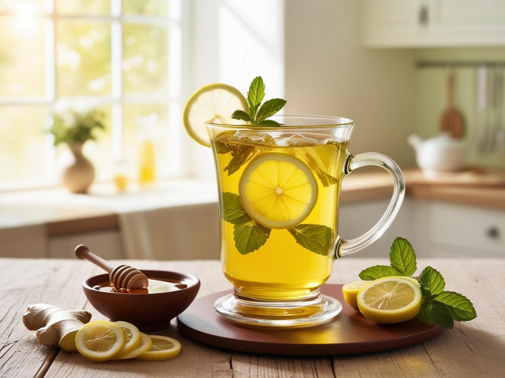 Lemon Ginger Green Tea - Satisfy Your Cravings