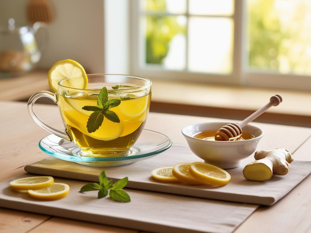 Lemon Ginger Green Tea - Satisfy Your Cravings