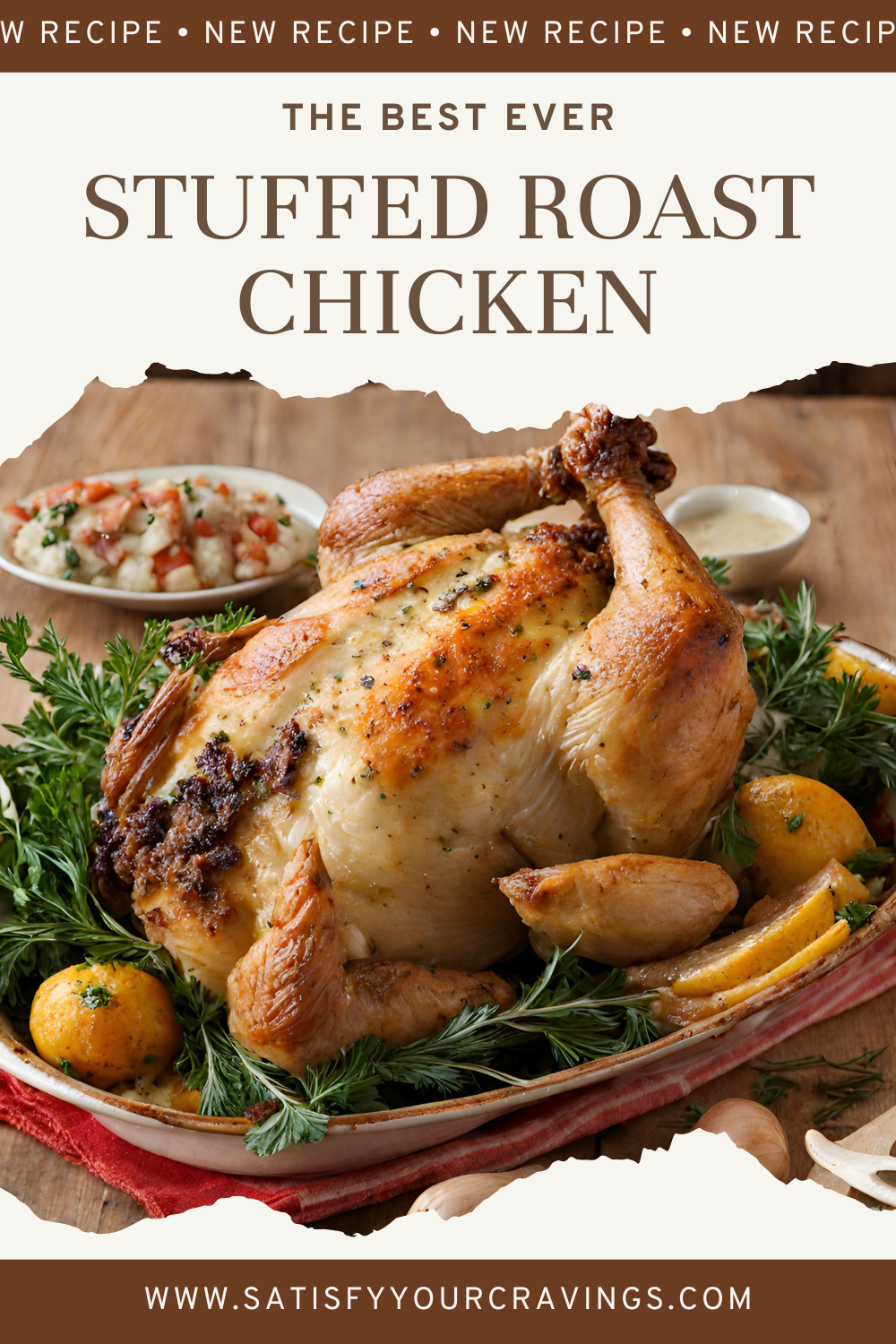 Stuffed Roast Chicken - Satisfy Your Cravings