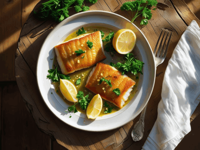 Pan-seared Catfish with Garlic Butter - Satisfy Your Cravings