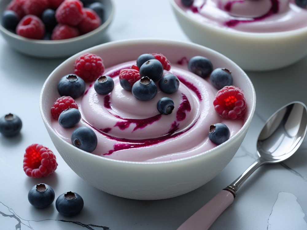 Berry Swirl Frozen Yogurt - Satisfy Your Cravings