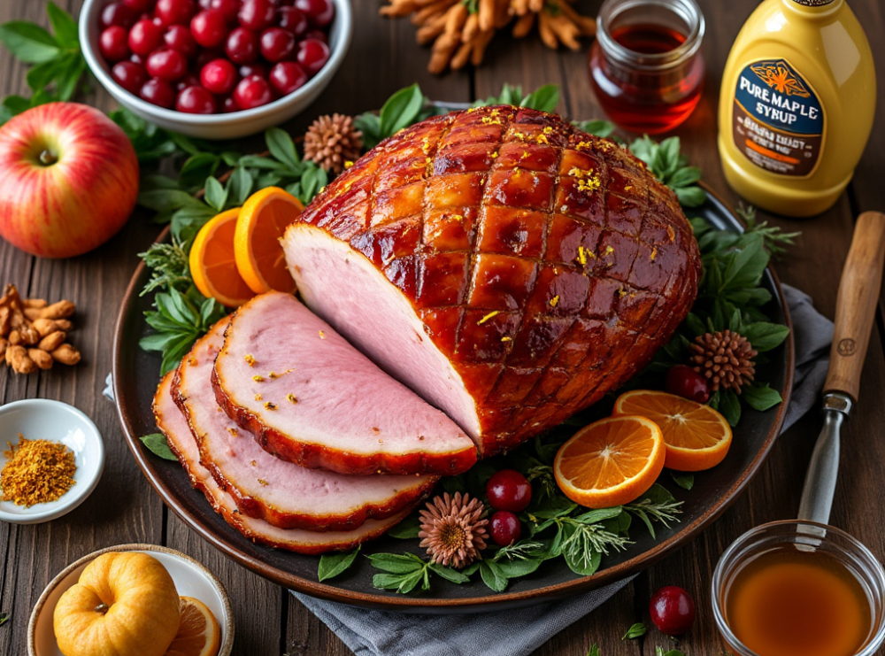 Maple Glazed Ham - Satisfy Your Cravings