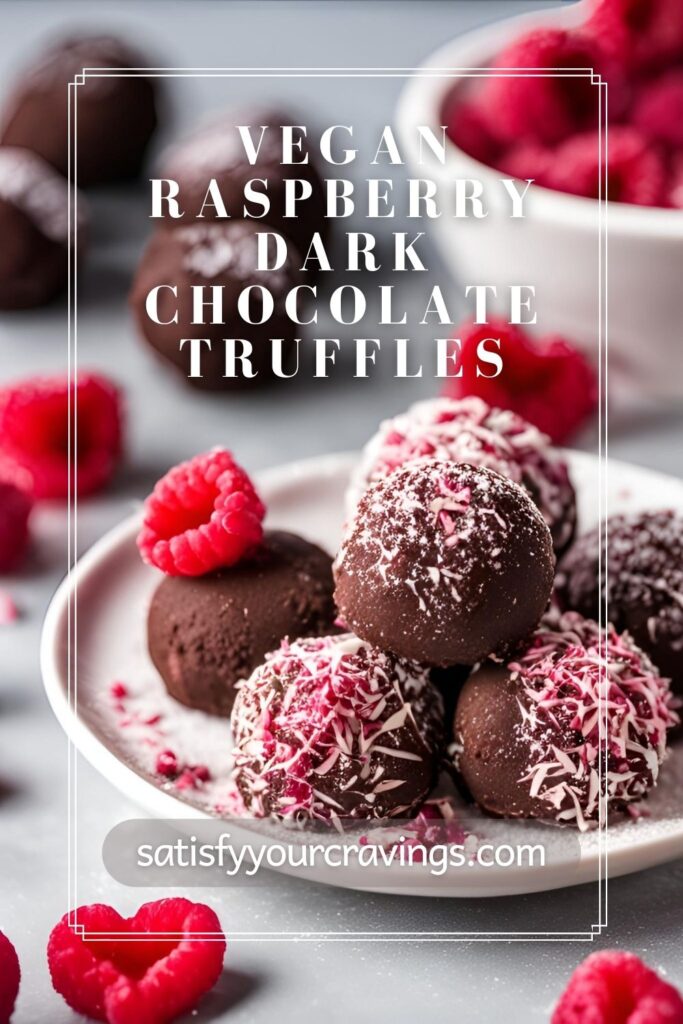 Vegan Raspberry Dark Chocolate Truffles - Satisfy Your Cravings