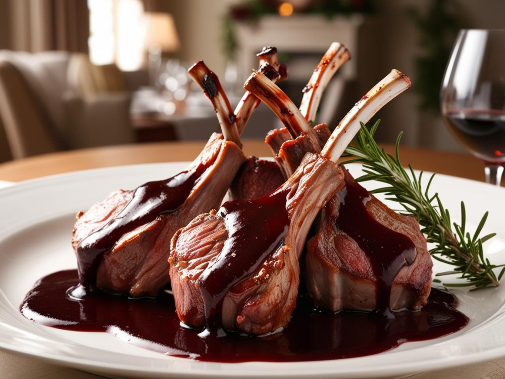 Lamb Chops with Rosemary and Red Wine Sauce - Satisfy Your Cravings