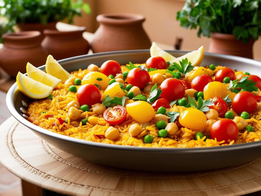 Spanish-Inspired Chickpea Paella - Satisfy Your Cravings