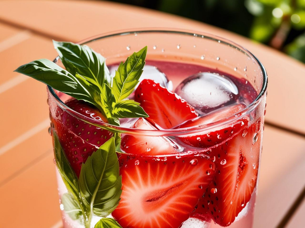 Strawberry Basil Infused Water - Satisfy Your Cravings