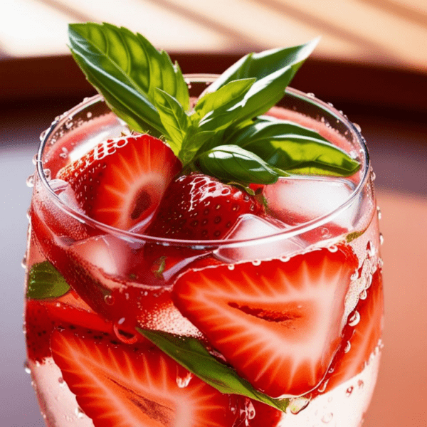 Strawberry Basil Infused Water - Satisfy Your Cravings