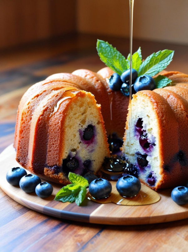 Whole Wheat Blueberry Pound Cake - Satisfy Your Cravings