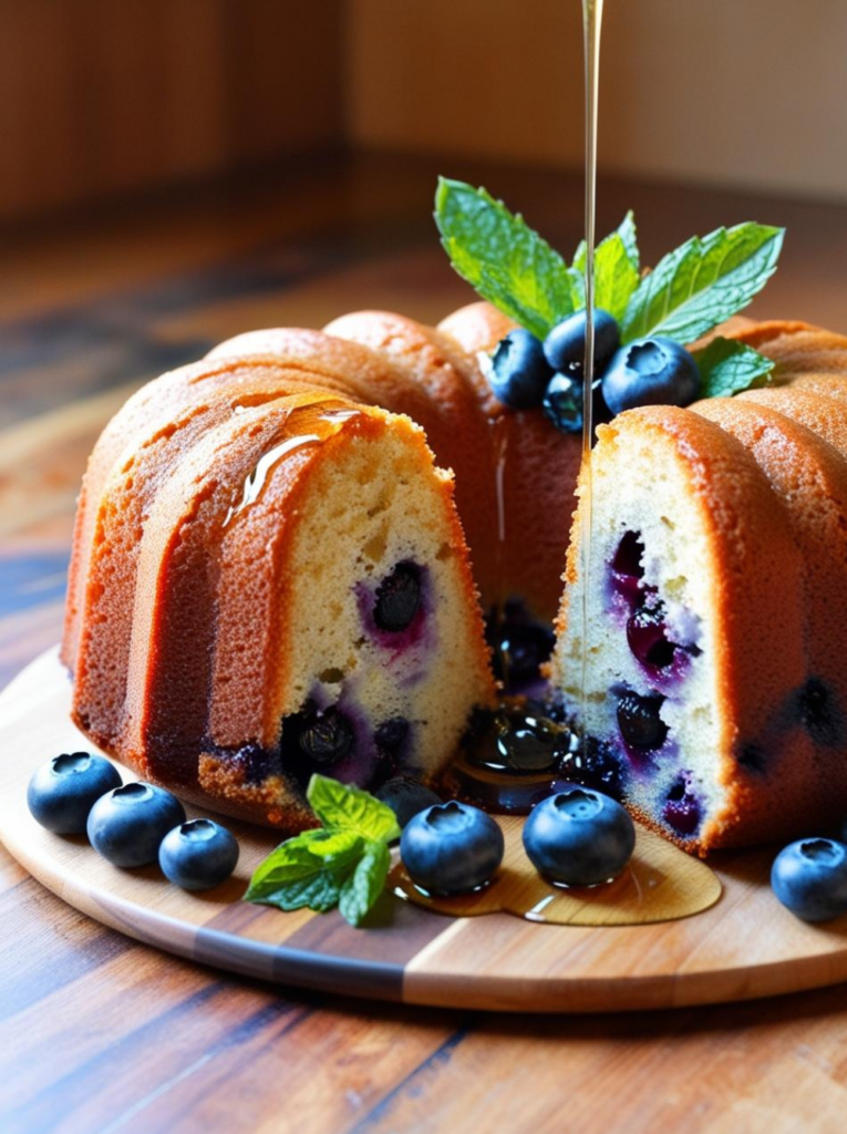 Whole Wheat Blueberry Pound Cake - Satisfy Your Cravings