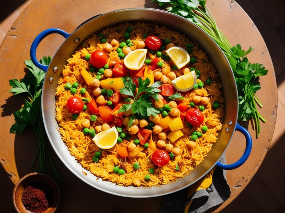 Spanish-Inspired Chickpea Paella - Satisfy Your Cravings